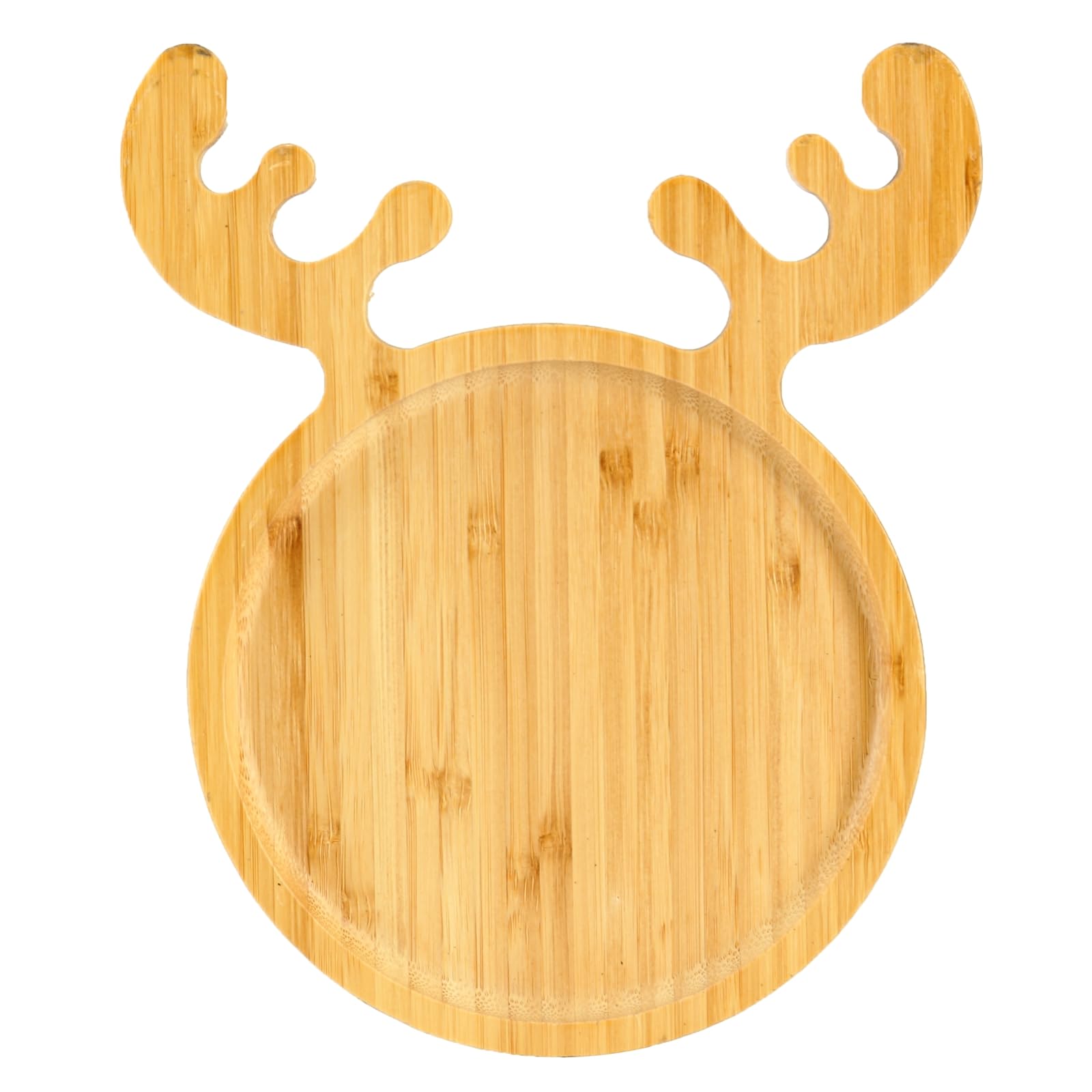 Amazon.com | BinaryABC Christmas Reindeer Wood Serving Platters Wooden ...