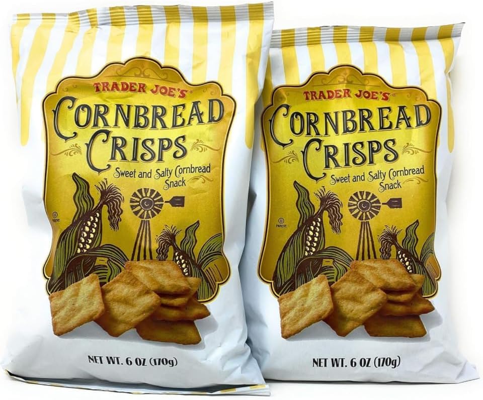 Amazon.com: Trader J - Cornbread Crisps - Sweet and Salty Snack 6oz
