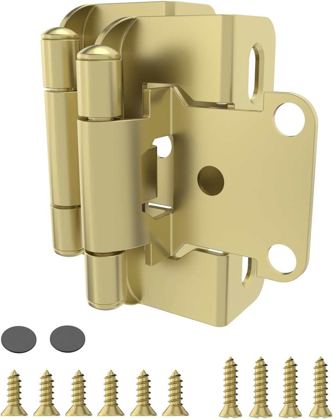Hickory Hardware P60010F-AB Self Closing Semi-Concealed Hinge 1/4 Inch ...