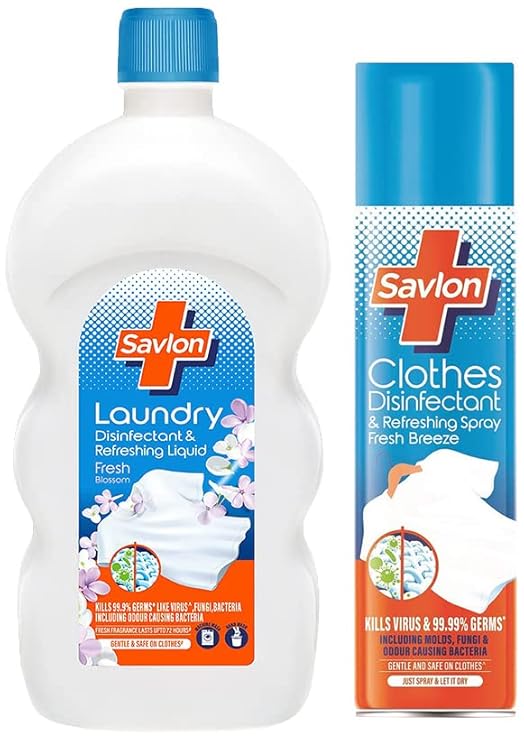 Savlon Laundry Disinfectant & Refreshing Liquid 1000ml & Clothes ...