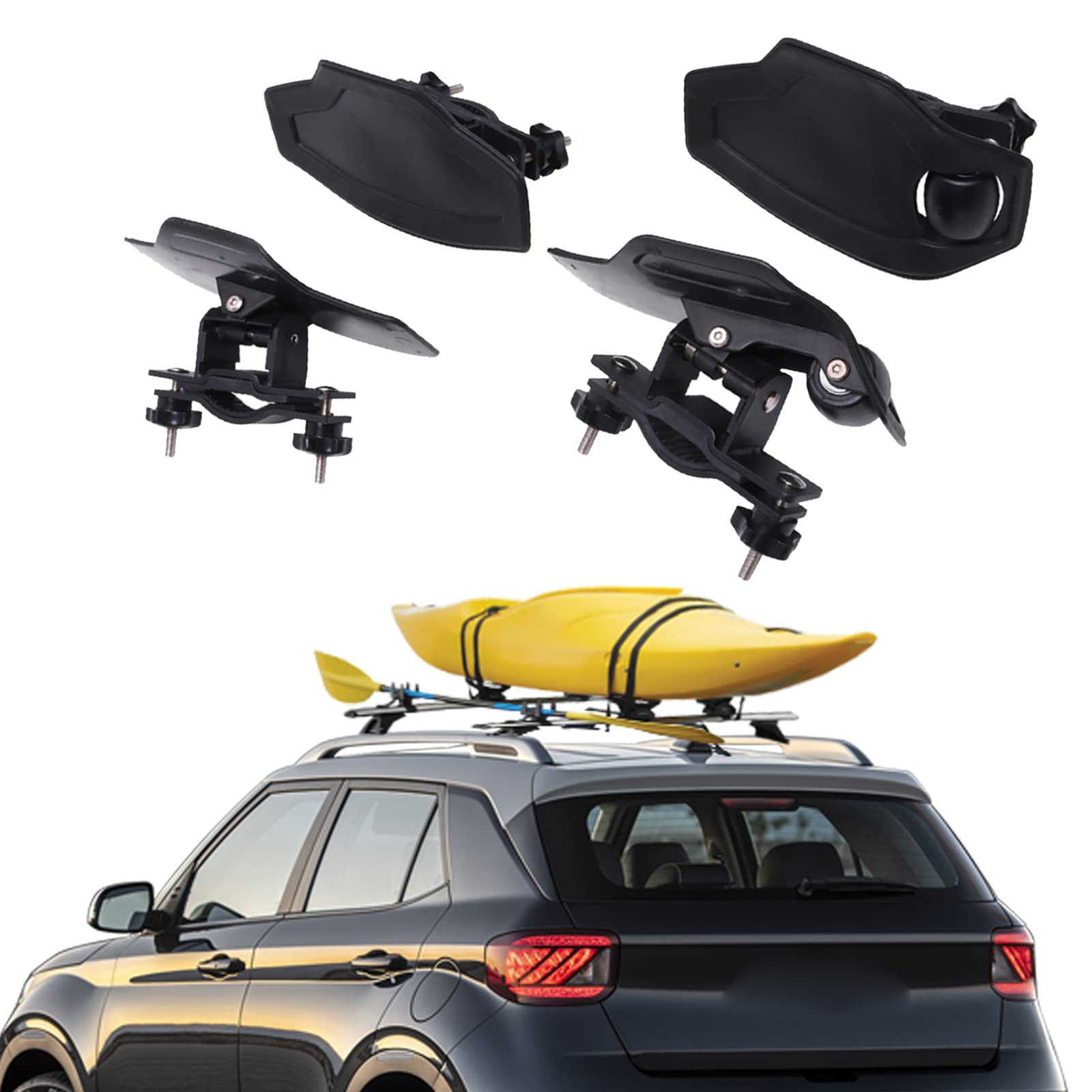 Buy NUBEHONE Kayak Rack Rooftop ed Boat Loader and Rack for SUV Car and ...