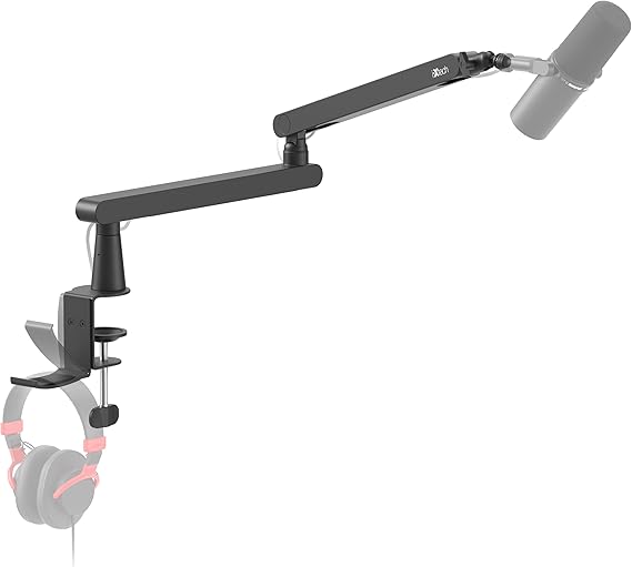 Amazon.com: IXTECH Mic Boom Arm Stand LP Microphone Stand Low Profile ...