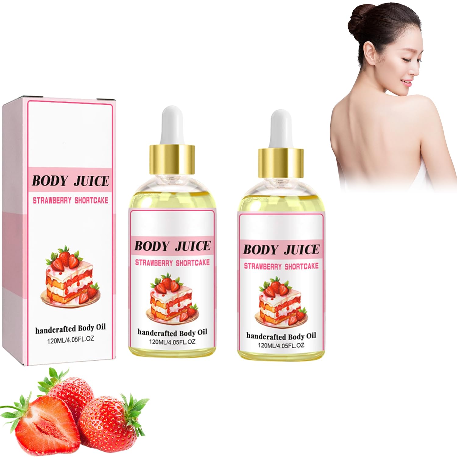 Amazon.com : Generic Body Juice Oil, Body Juice Oil Strawberry ...
