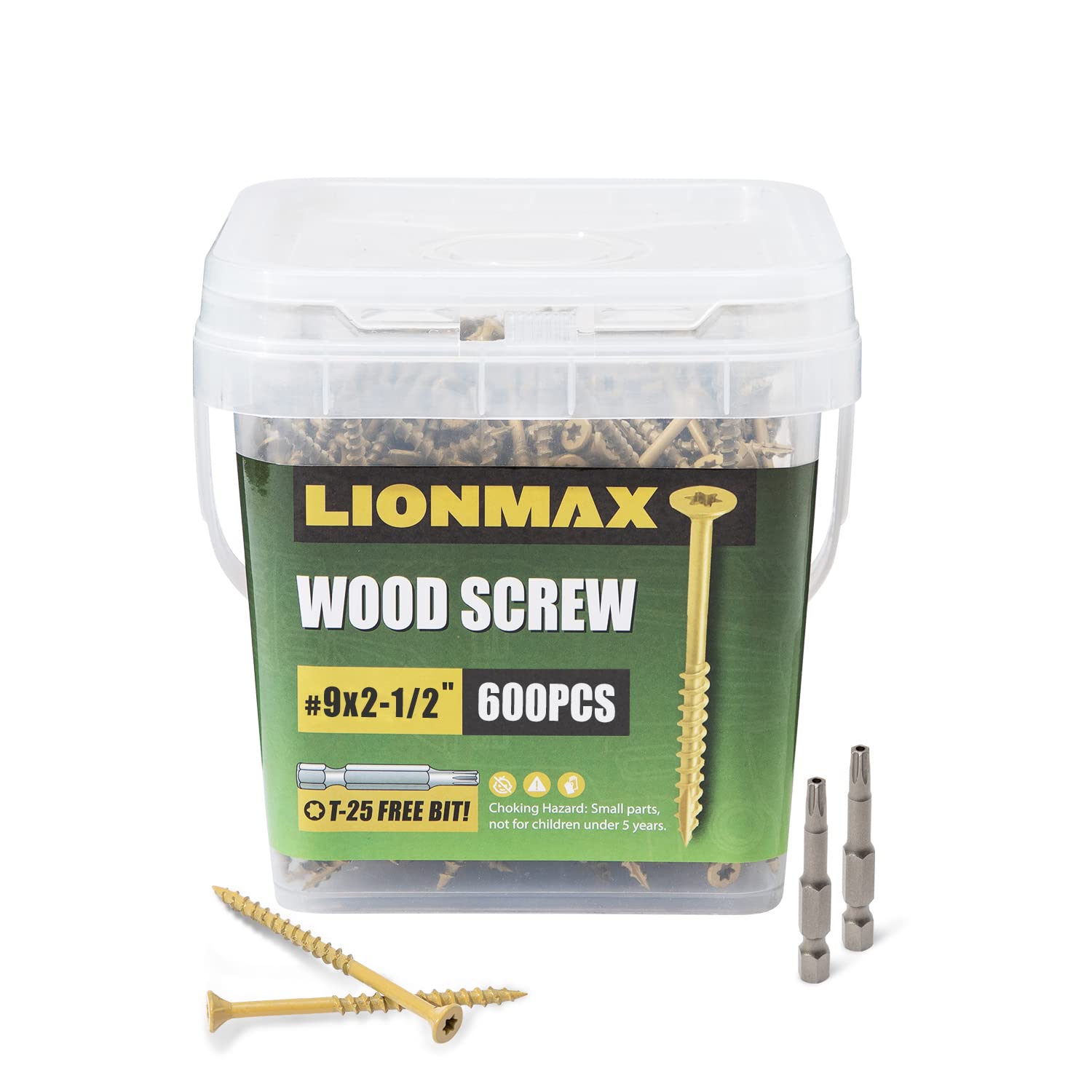 Buy LIONMAX 9 X 2 12 Deck Screws 600 PCS Exterior Wood Screws With