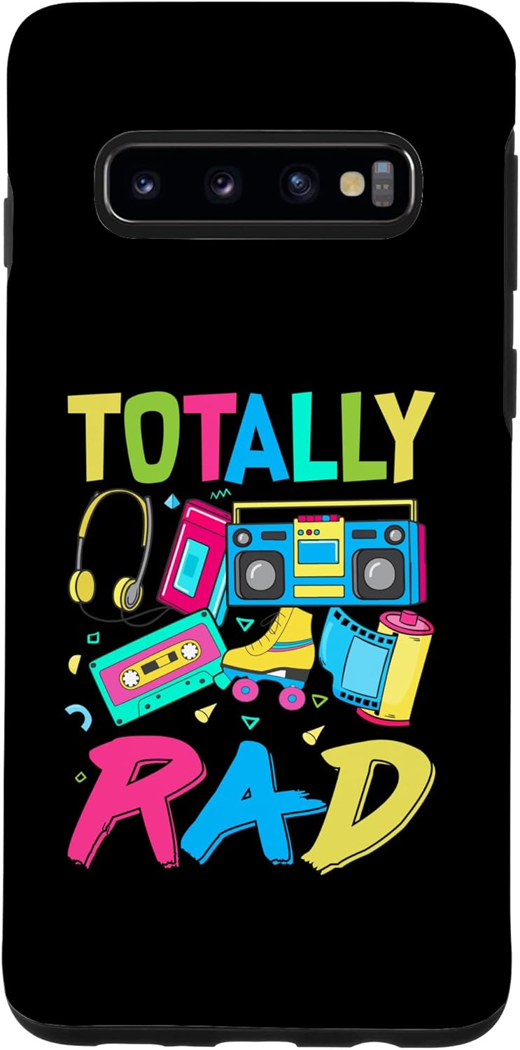 Galaxy S10 Totally Rad 80’s Nostalgia Retro Throwback Eighties Case ...