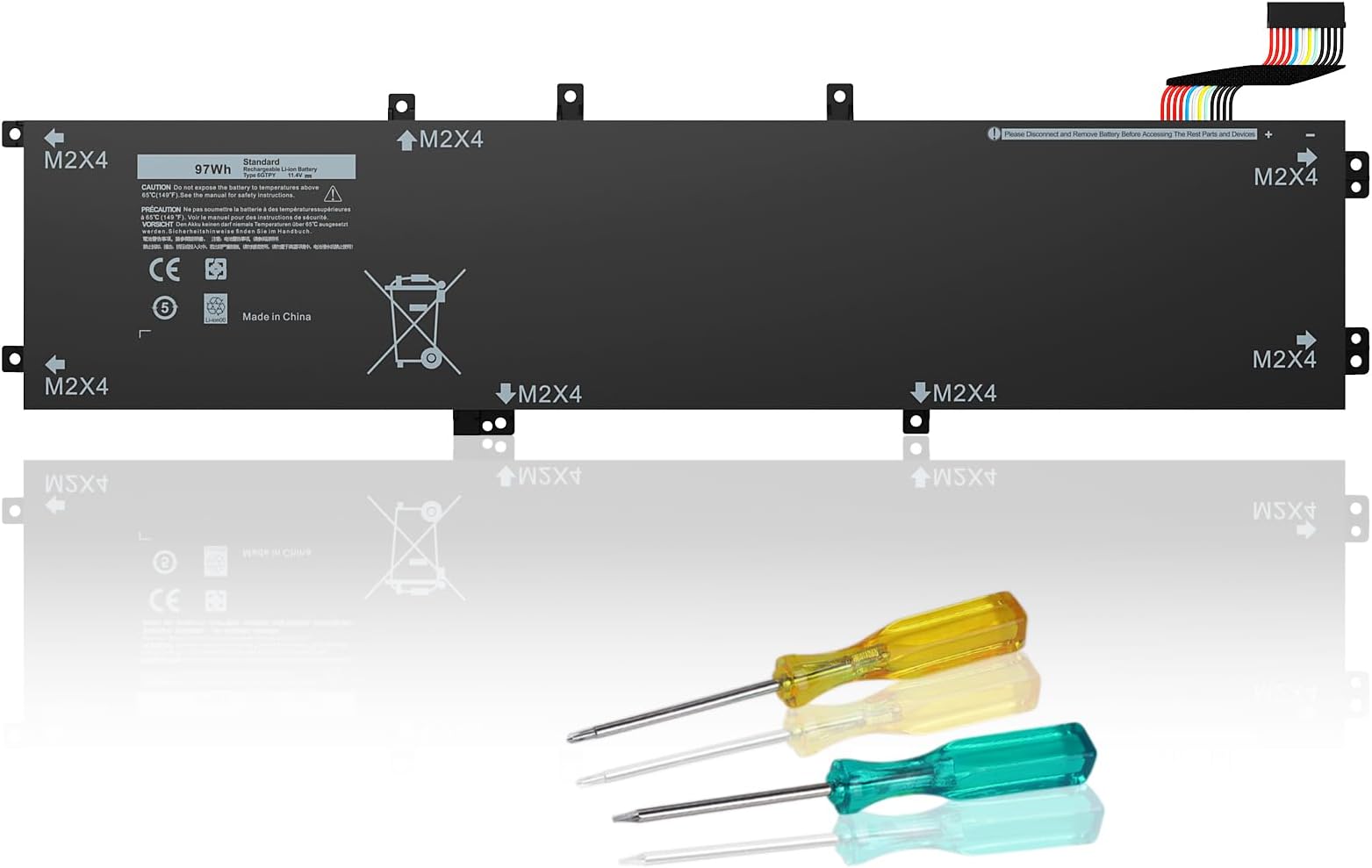 Amazon.com: BND 97Wh 6GTPY Laptop Battery Replacement for Dell XPS 15 ...