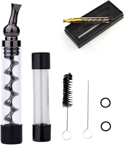 Amazon.com: Glass Blunt, Glass Blunt Twisty Pipe with Adjustable ...