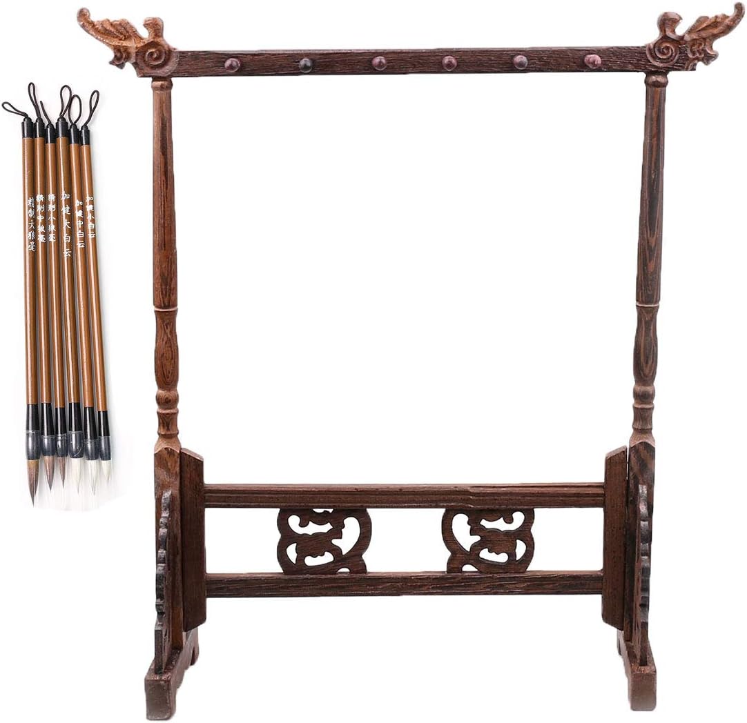 Amazon.com: Hbasyp Chinese Calligraphy Brush Brush Holder Calligraphy ...