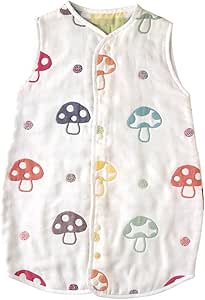 Amazon.co.jp: 【Amazon.co.jp限定】10mois(ディモワ)-Hoppetta ふくふくガーゼ(6重ガーゼ) 2wayキッズスリーパー コットン100% 2~7歳頃まで ...