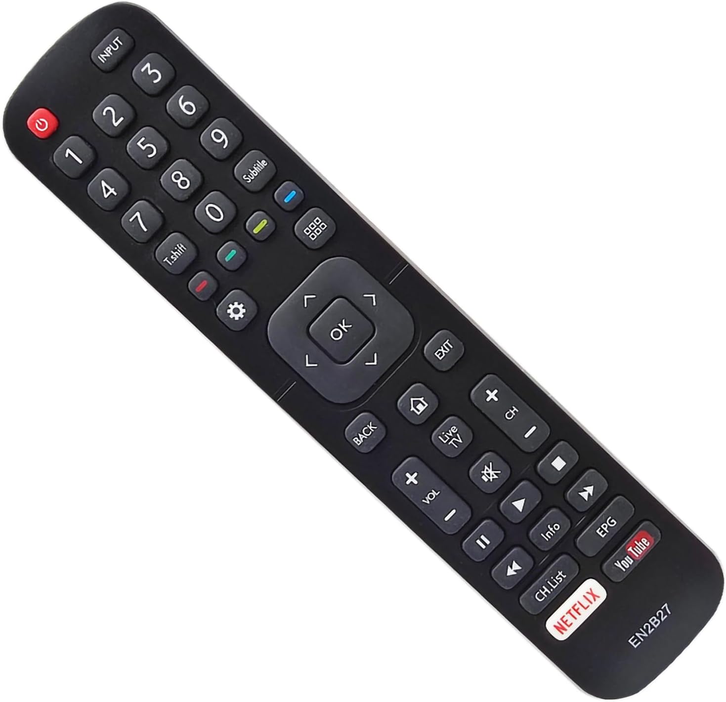 New EN2B27HB Remote Suit for Hisense Smart LED TV 55K3140PW 58N5000UW ...