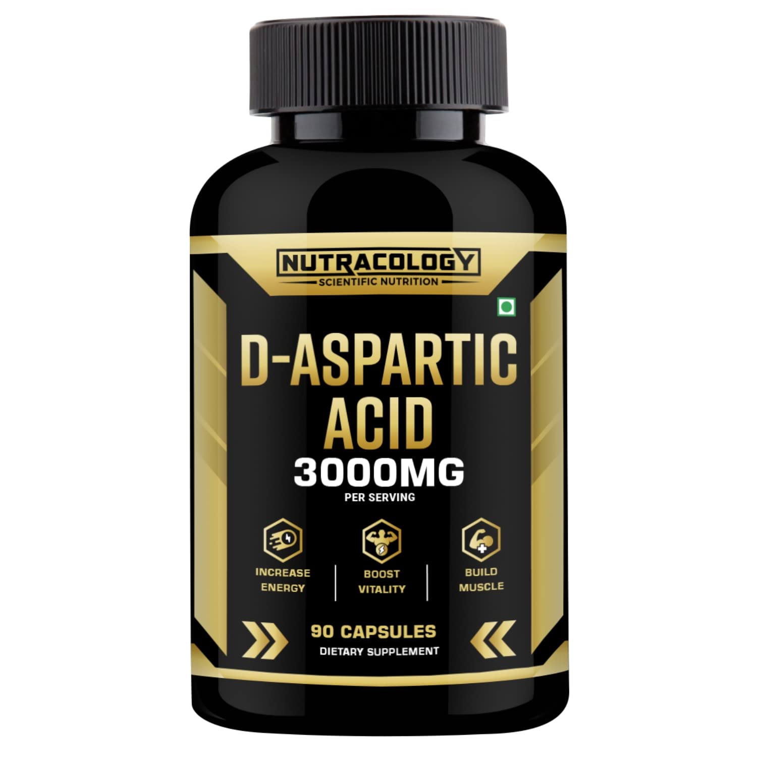 Nutracology D-Aspartic Acid Capsules, DAA Capsule (90 Capsule) : Amazon ...