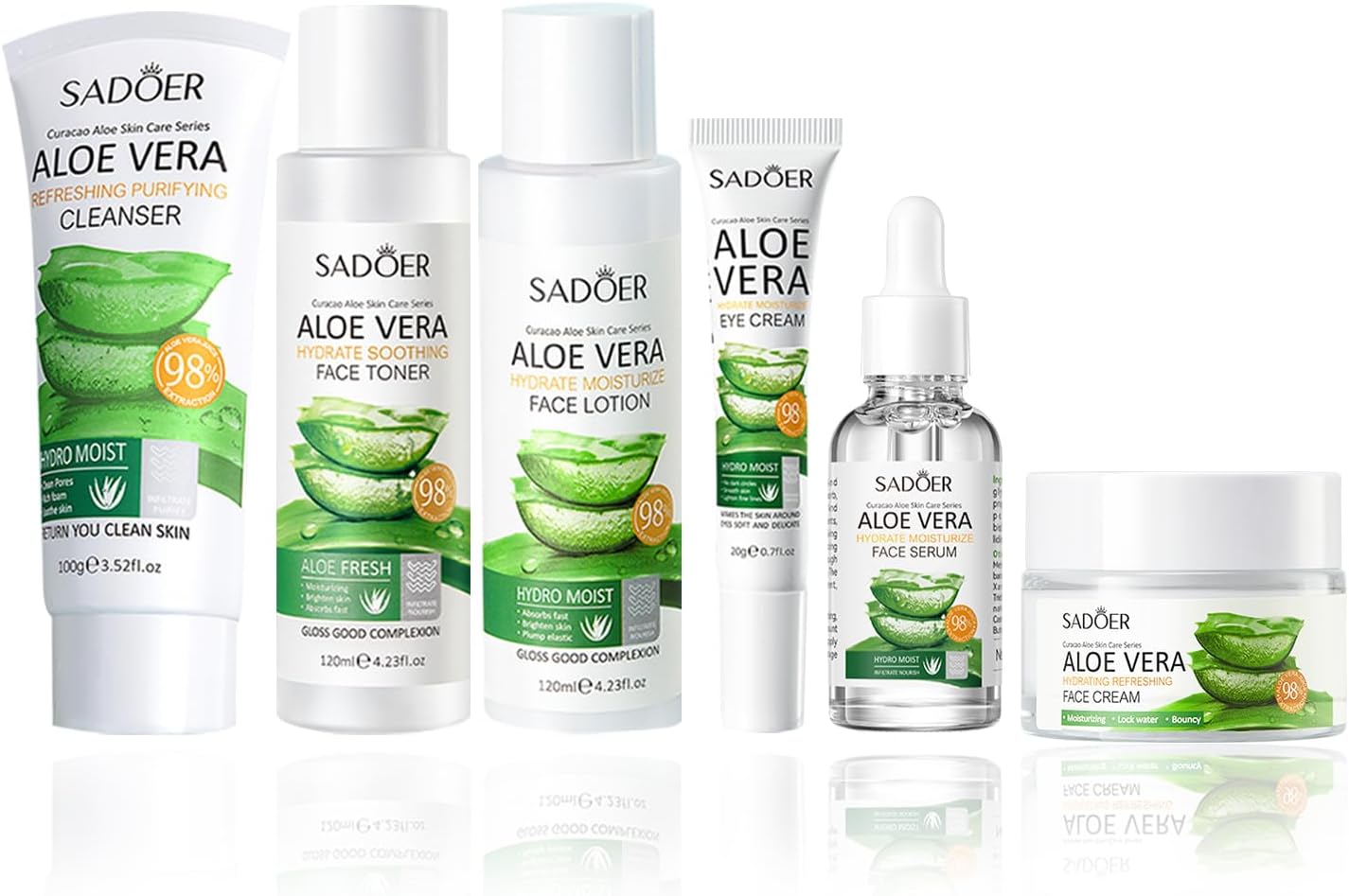 Amazon.com : AESTHTANY 7 Piece Skincare Set Full-size skin care product ...