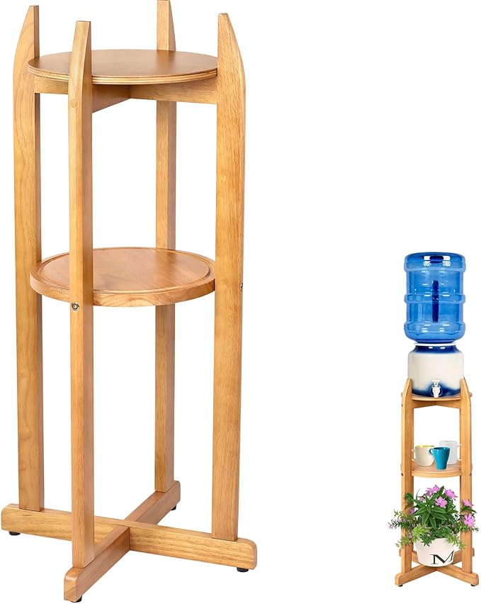Amazon.com: Natural Solid Wood Water Dispenser Stand (32.8"Hight-11.2 ...