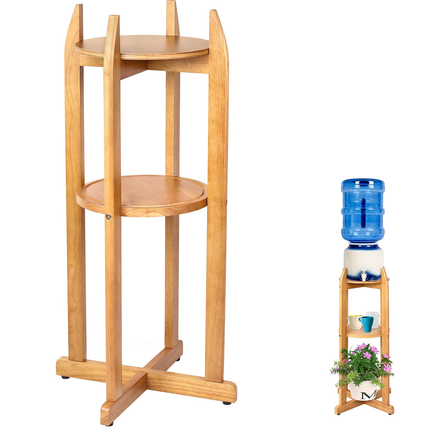 Amazon.com: Natural Solid Wood Water Dispenser Floor Stand (32.8" Hight ...