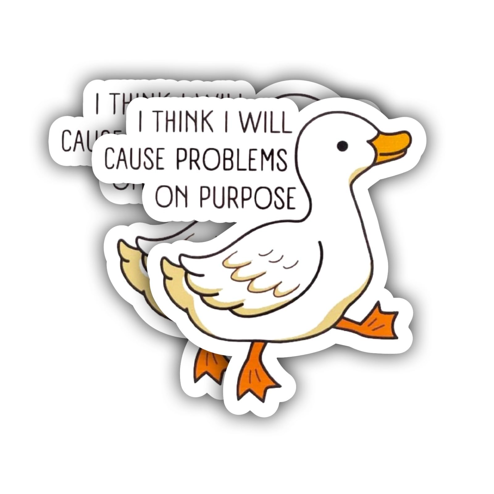 Amazon.com - (2 Pack) I Think I Will Cause Problems On Purpose - Meme ...