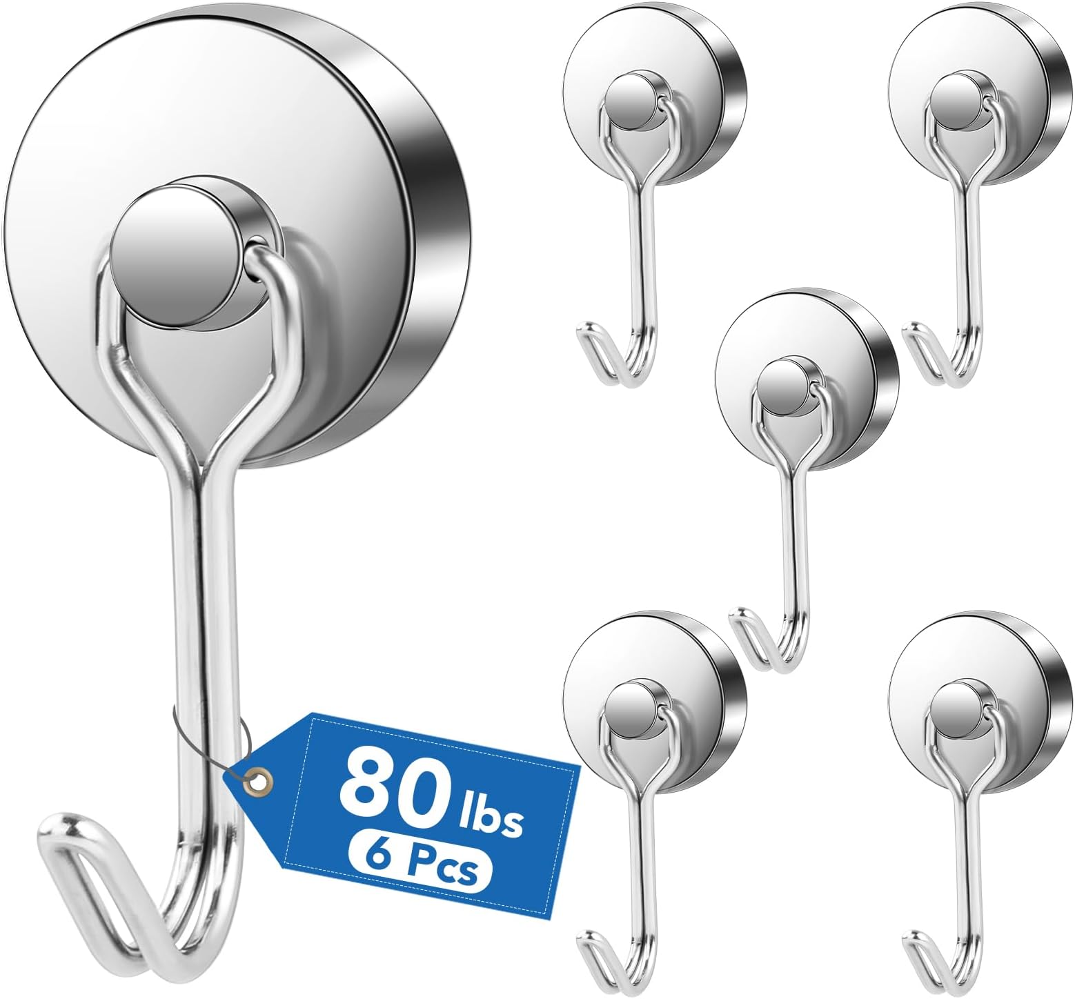 Amazon.com: LOVIMAG Strong Magnetic Hooks, Stong Neodymium Magnet Hooks ...