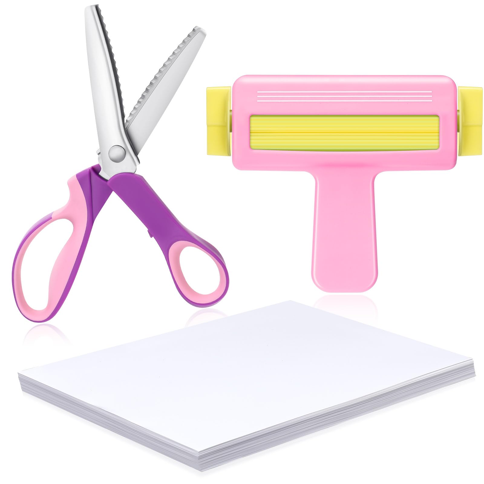Amazon.com: Feifeiya Paper Crimper, 9" Pinking Shears, Glossy Thin ...