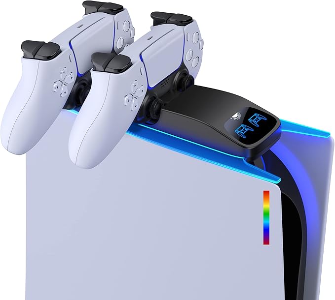 Amazon.com: EXTREMECOOL PS5 Controller Charging Station for Dualsense ...