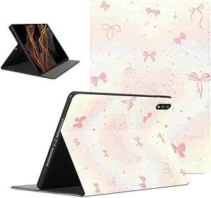 Amazon.com: Aesthetic Pink Bow Tablet Case for Samsung Galaxy Tab S6 ...