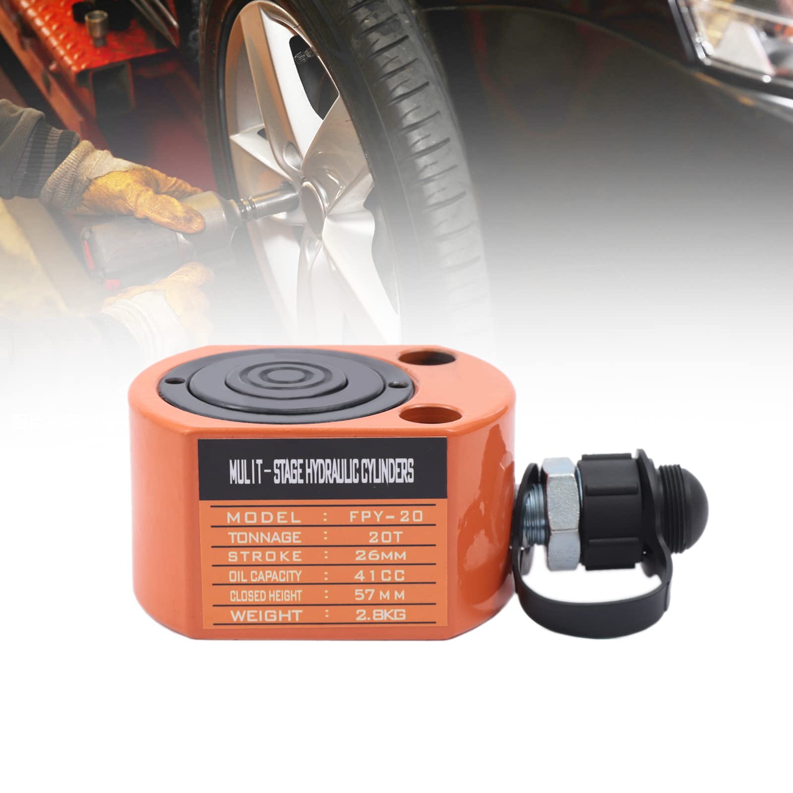 Porta Power Jack 20 Ton Hydraulic Ram Qwork 20t Mini Hydraulic Cylinder ...