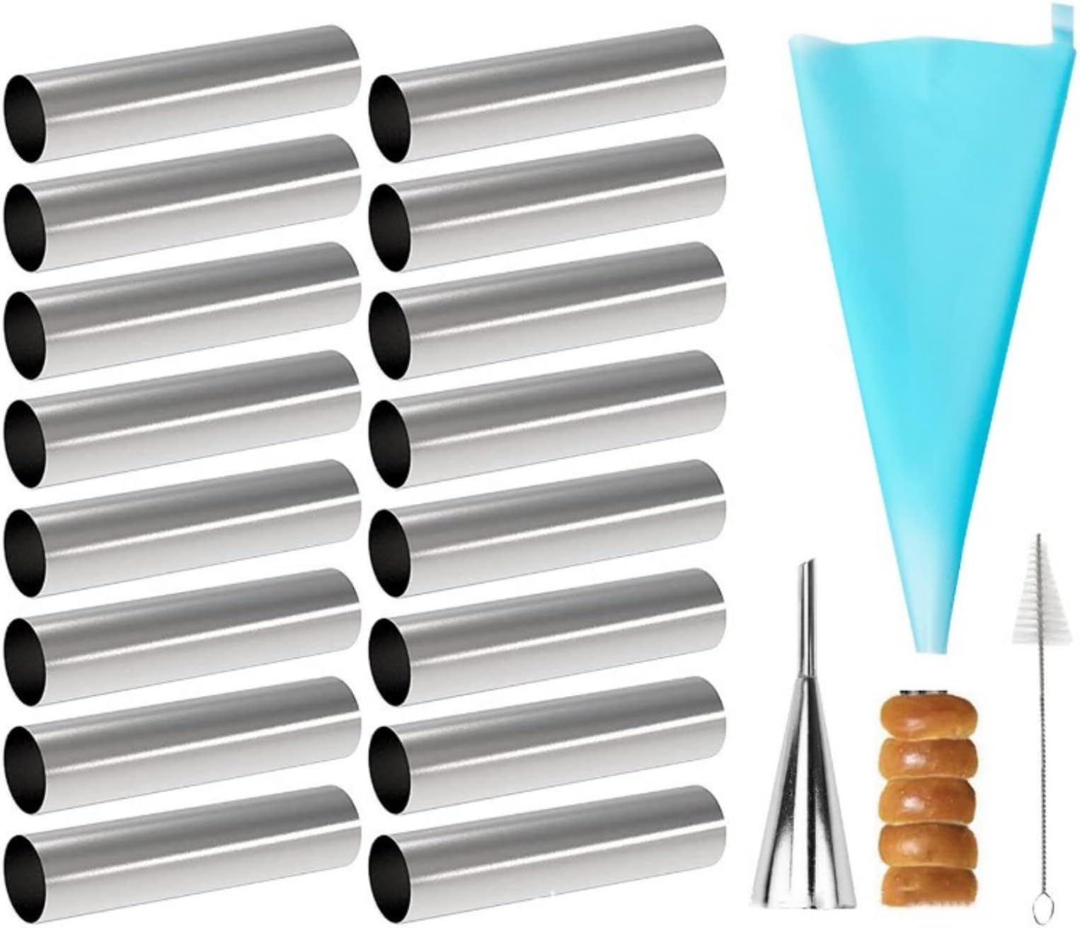 Amazon.com: Cannoli Forms Pastry Roll Molds,Stainless Steel Cannoli ...