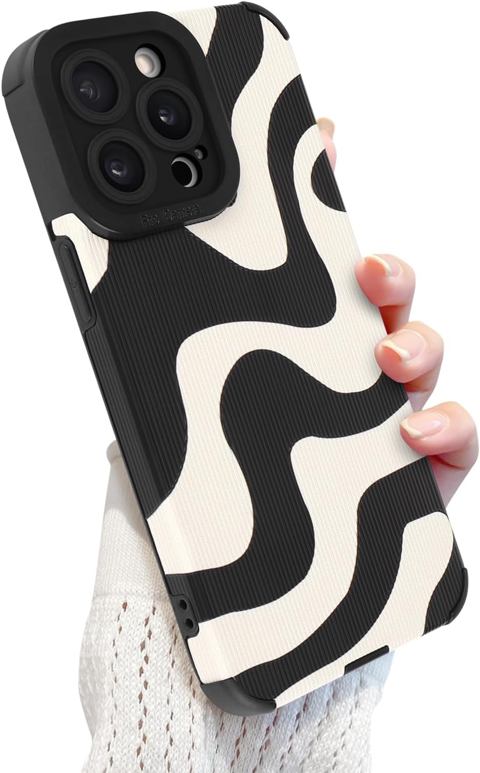 Amazon.com: Case for iPhone 15 Pro Max, Cute Zebra Wave Pattern Design ...