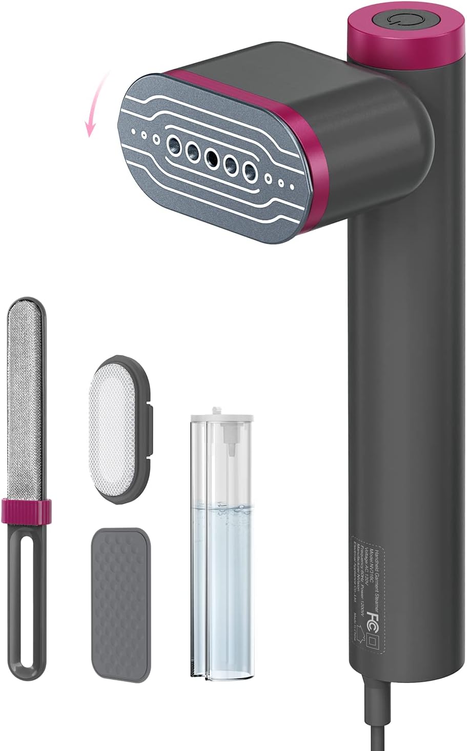 Amazon.com: Newbealer Steam Iron for Clothes, Horizontal & Vertical ...