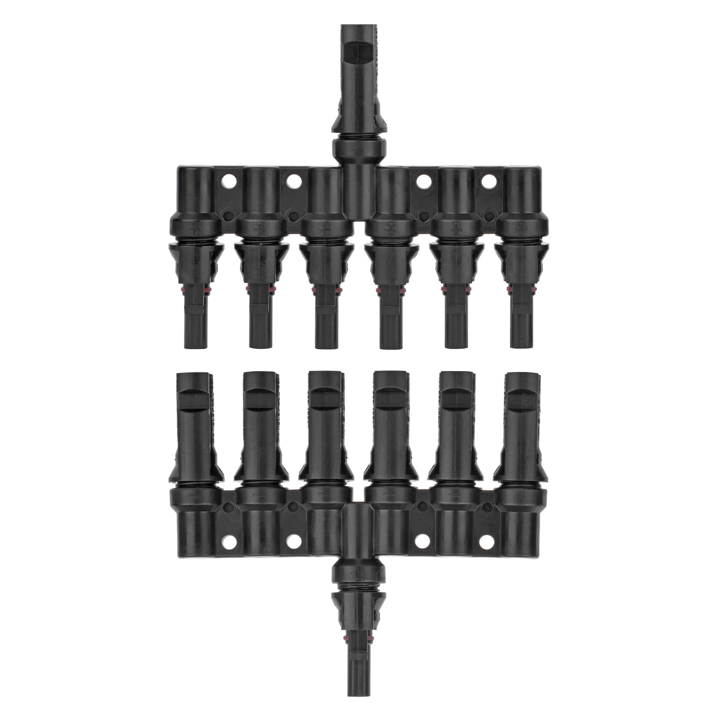 Snapklik.com : 1 To 6 Solar Panel Connector - 6 Way Y Branch DIY Mount ...