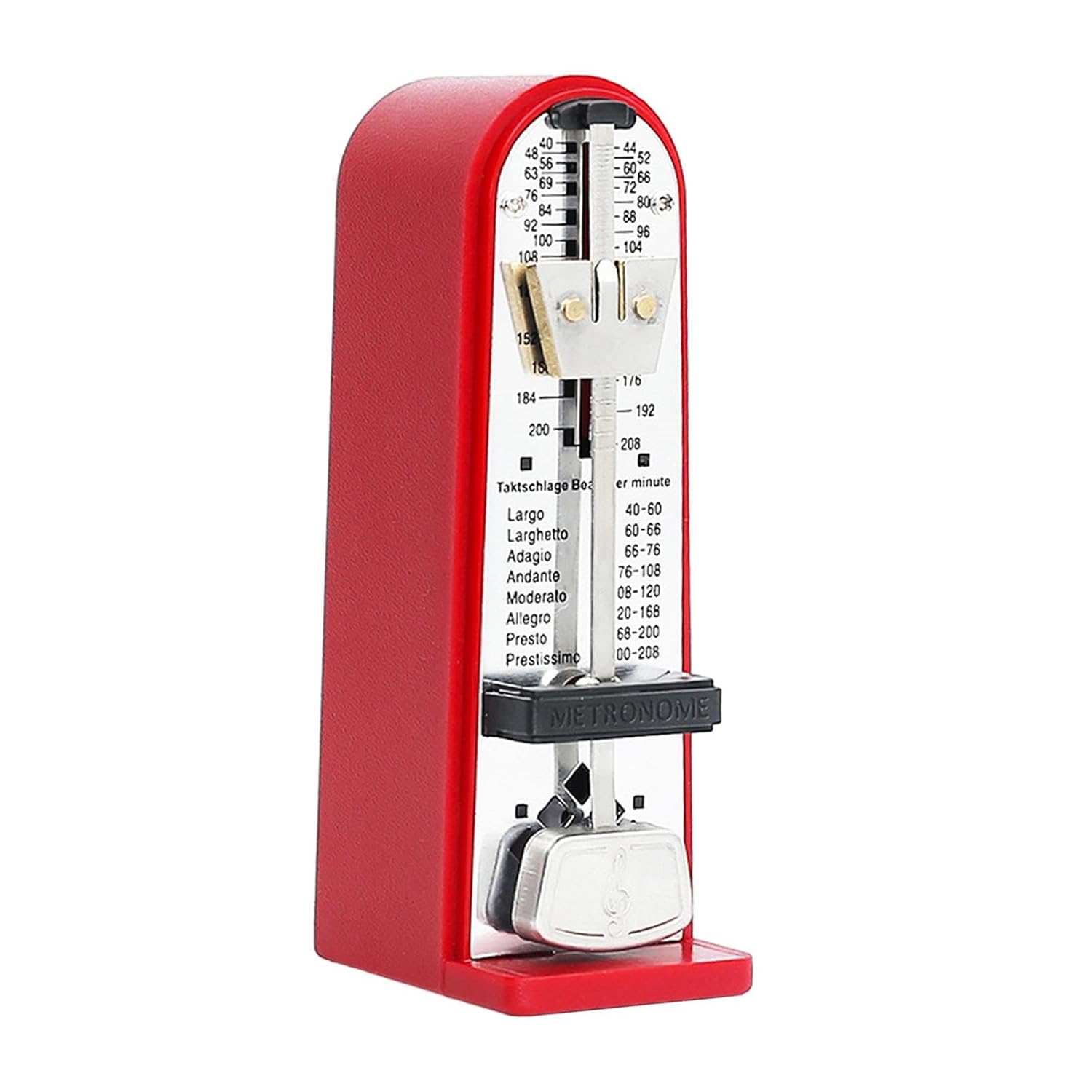 CALANDIS™ Mechanical Metronome Universal Metronome for Guitar Ukulele Music Instrument Red ...