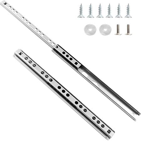 Mini Ball Bearing Drawer Slides, 7-1/4" to 11-1/4" Drawer Depth ...
