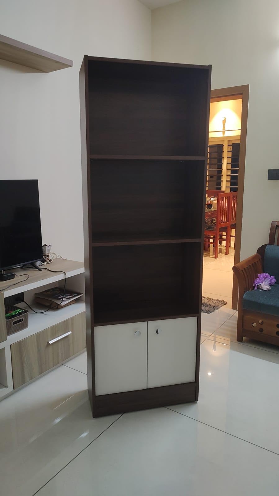 Take Interio Cronny Stylish Wooden Book Rack | Book Shelf | Display ...