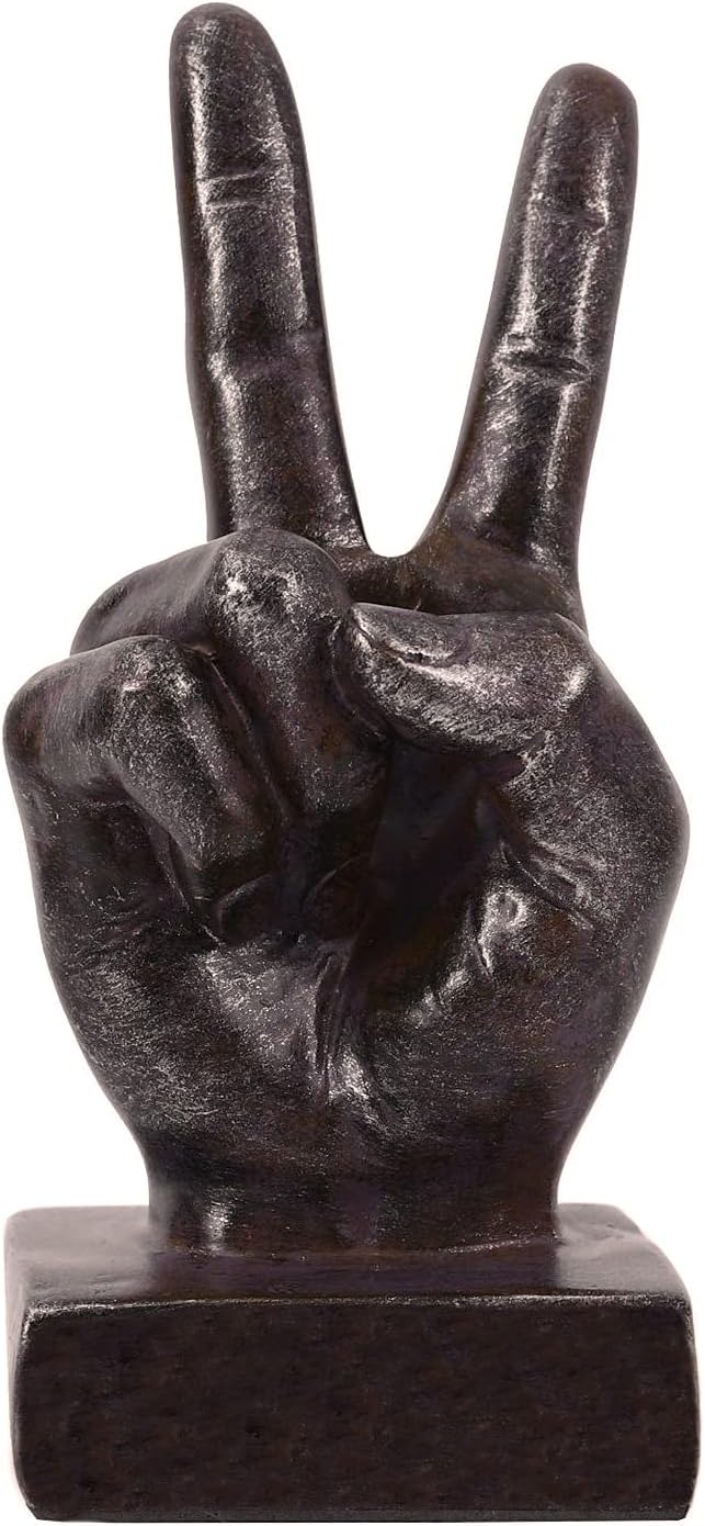 Amazon.com: Creative Hand Statues Finger Gesture Sculpture Abstract ...