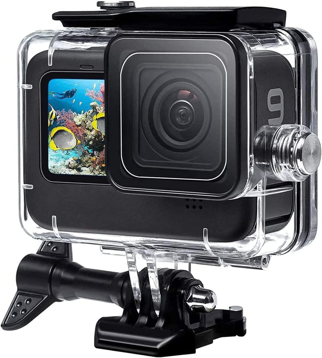 F1TP Waterproof Case for Go Pro Hero 13 12 11 10 9 Black,196Ft ...
