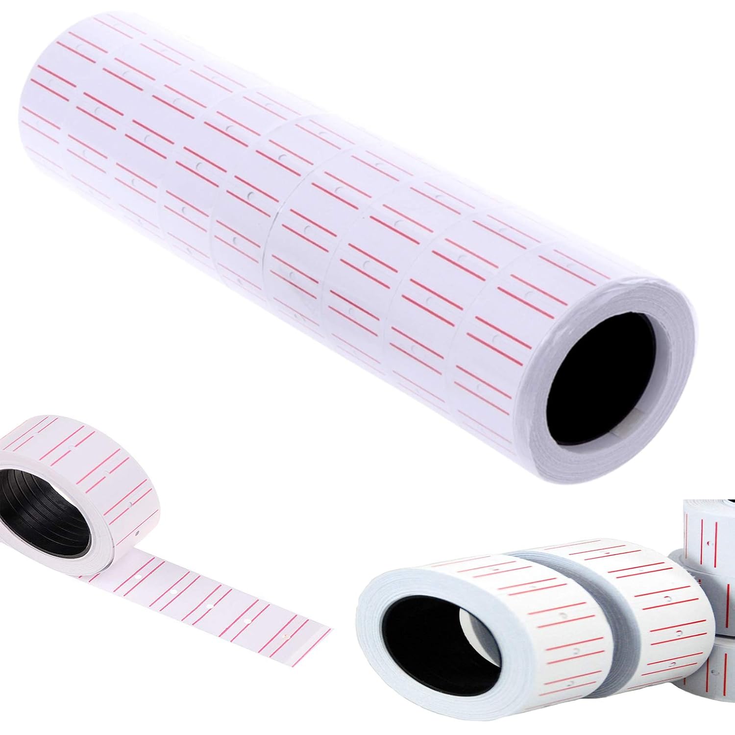 Frackkon White Price Labels Paper Tag MRP Mark Sticker for MX-5500 ...