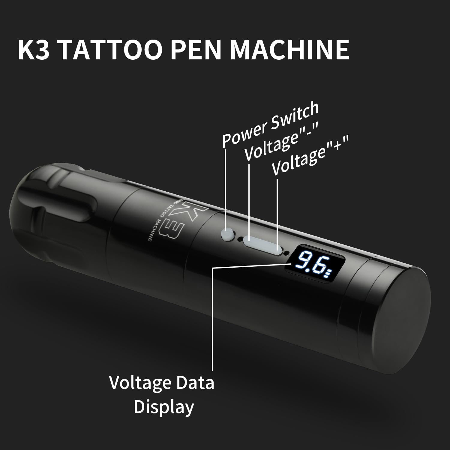 YILONG Rotary Tattoo Pen Machine Wireless Tattoo Machine with 18500mAh ...