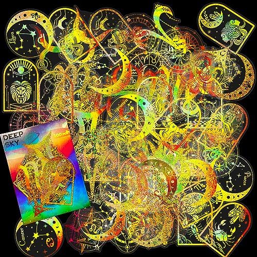Amazon.com: Constellation Zodiac Stickers, 100PCs, Twelve Signs ...
