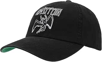 Led Zeppelin Falling Icarus Symbol Black Unstructured Baseball Cap at ...