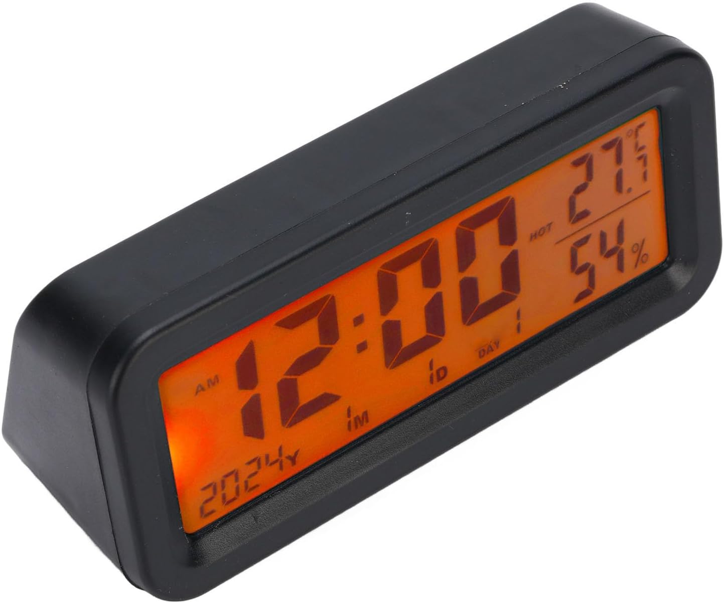 Amazon.com: Small Digital Clock, Electronic Car Clock ABS Material 12 ...