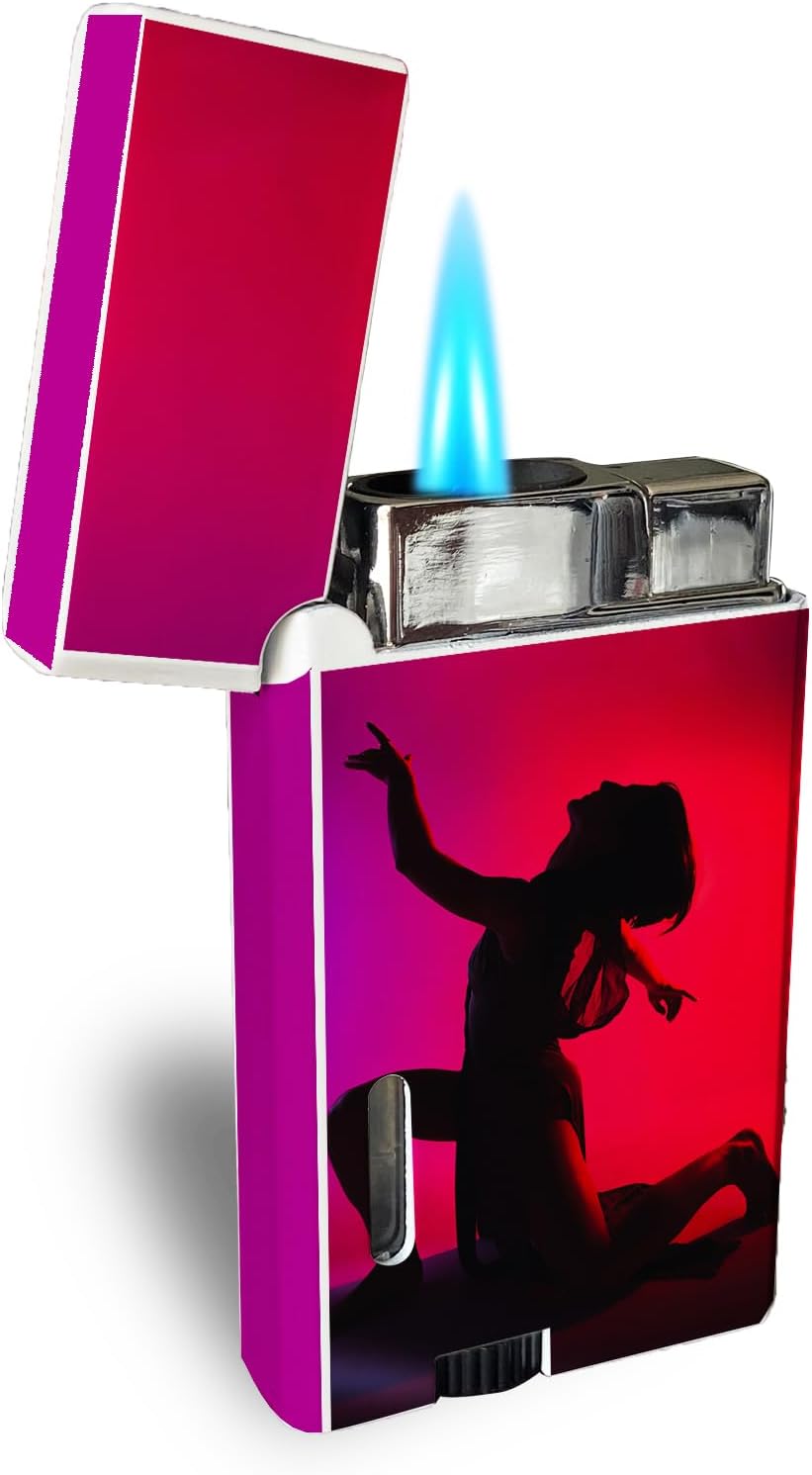 Amazon.com: Pink Woman Butane Torch Lighter,Jet Flame Windproof ...
