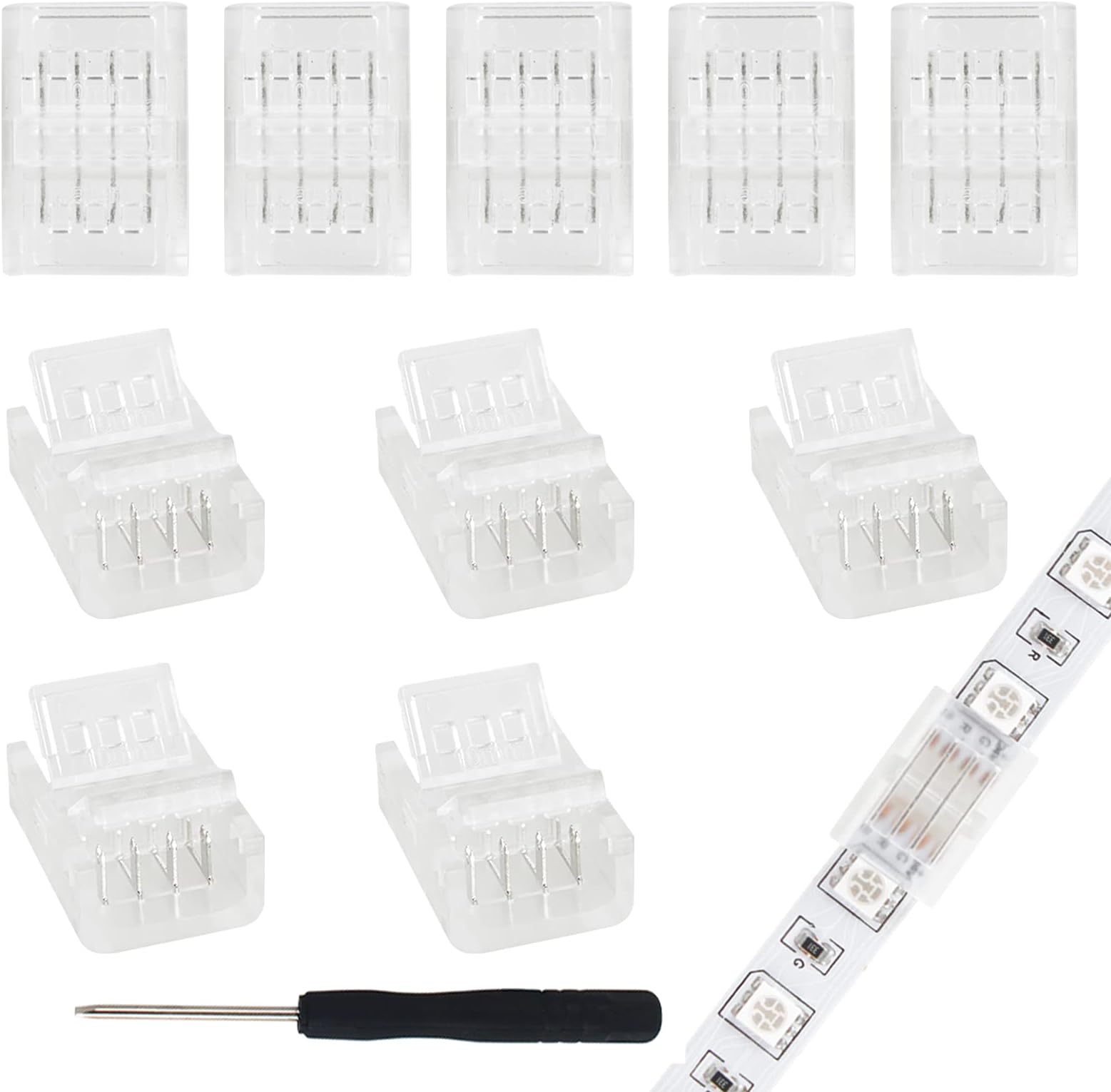 Rgbzone 10 Pcs 4 Pin Led Connector Strip To Strip | Desertcart INDIA