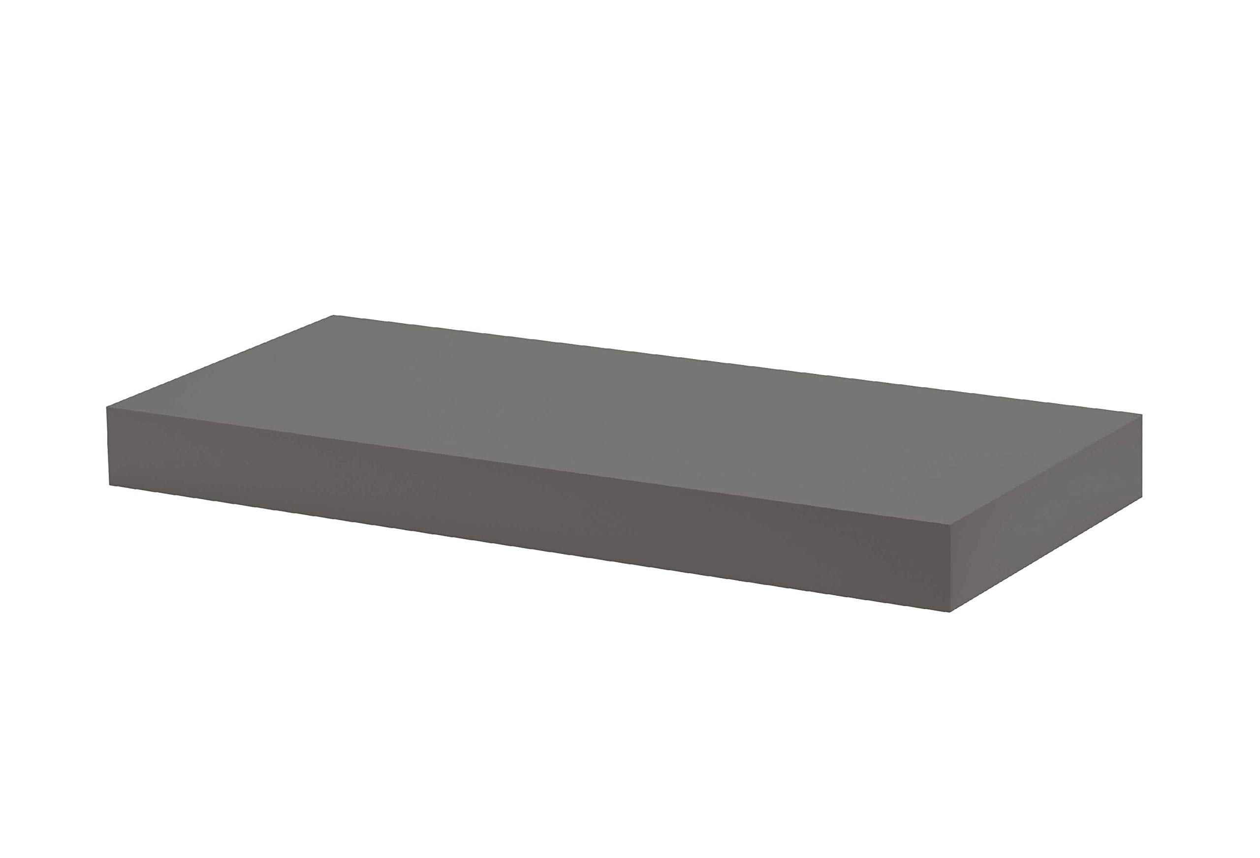 Mastershelf Dark Grey Floating Shelf Kit 900x250x50mm : Amazon.co.uk ...