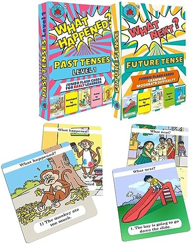 Buy Learn Past Tenses and Future Tenses for Action Words | 60 ...