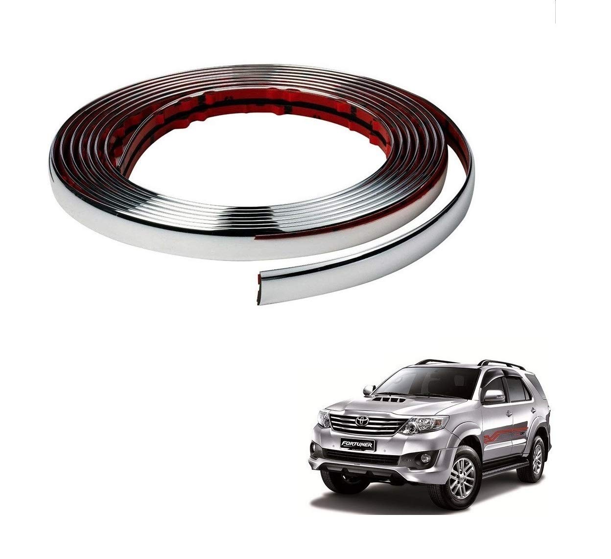 Kozdiko Car Side Window Chrome Beading Roll 14MM 20 Mtr Universal for ...
