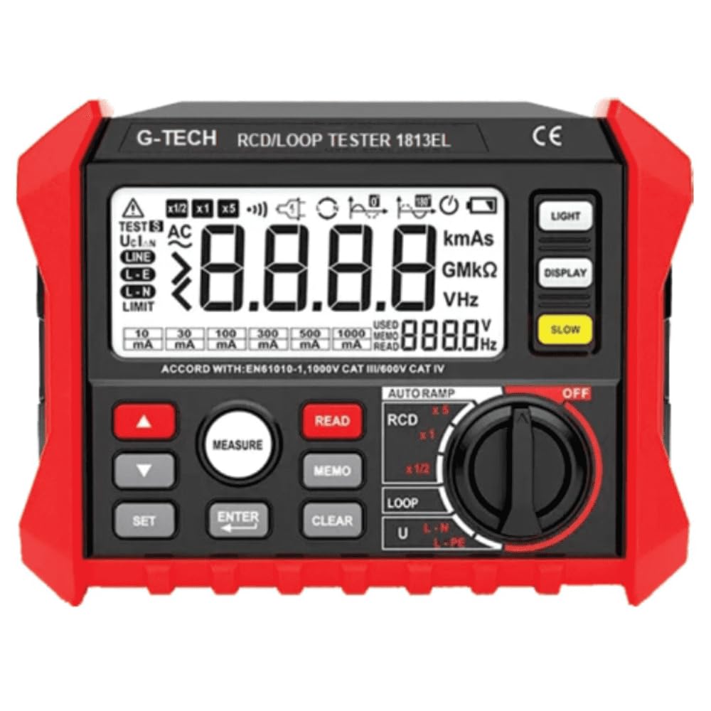 Digital RCD(ELCB) / Loop Tester 1813EL WITH USB, SOLD BY TECHNO ...