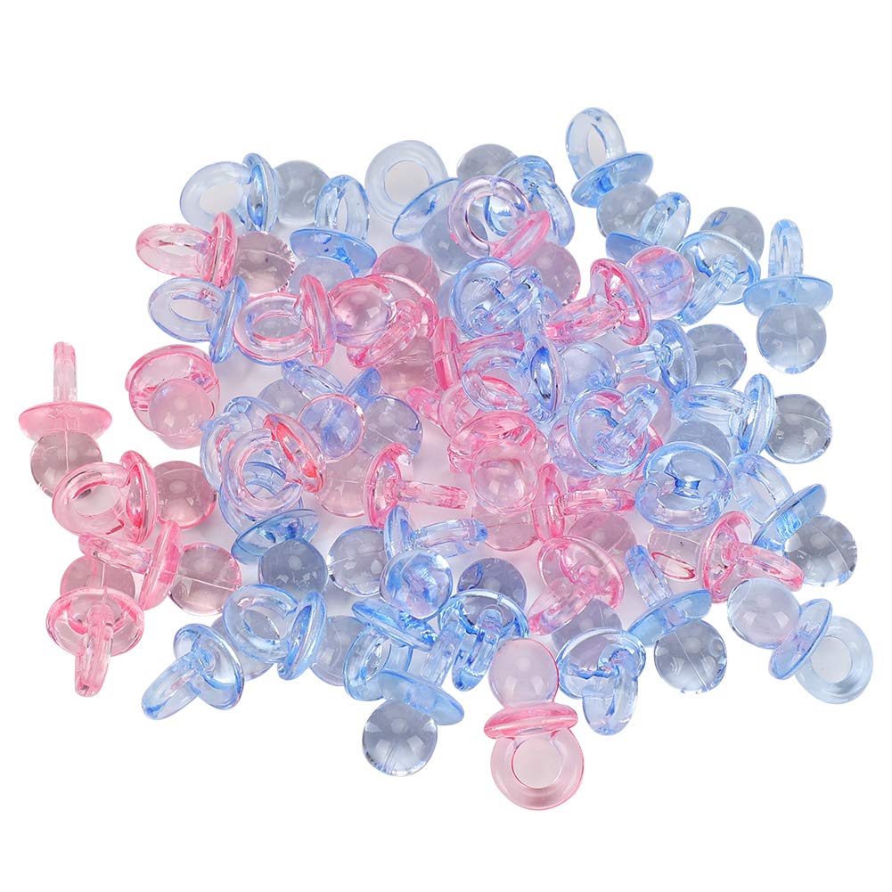 Amazon.com : 100Pcs Small Baby Pacifiers Acrylic Pacifier Birthday ...