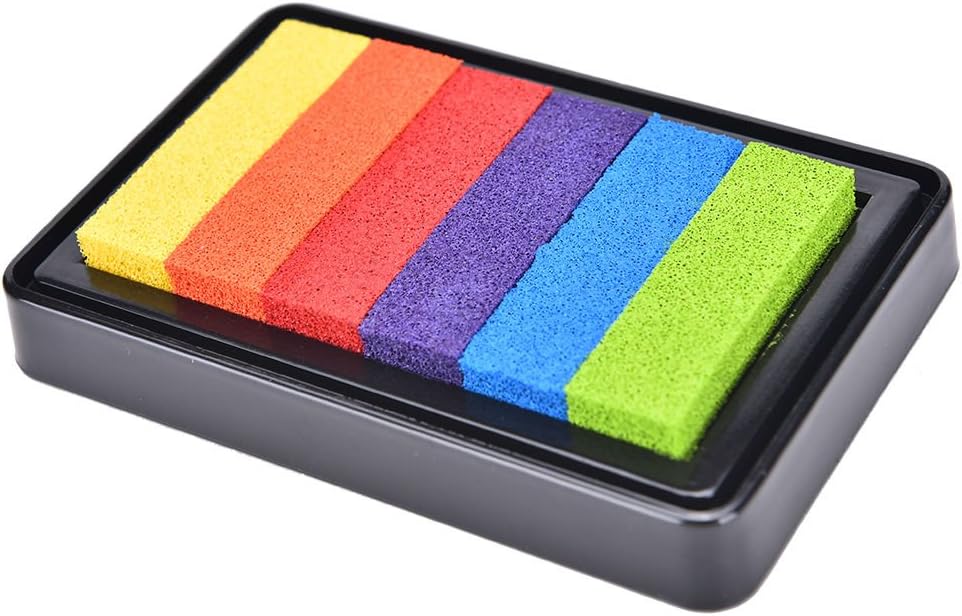 Amazon.com: NEW Gradient Oil Based Ink pad Signet For Paper Wood Craft ...