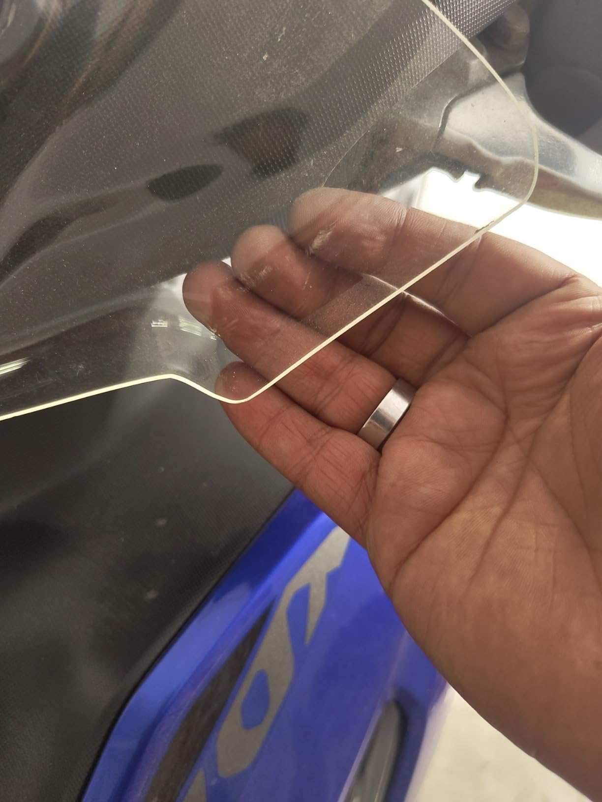 HARP MODZ® AEROX Racing Visor Windshield Wind Deflector Transparent ...