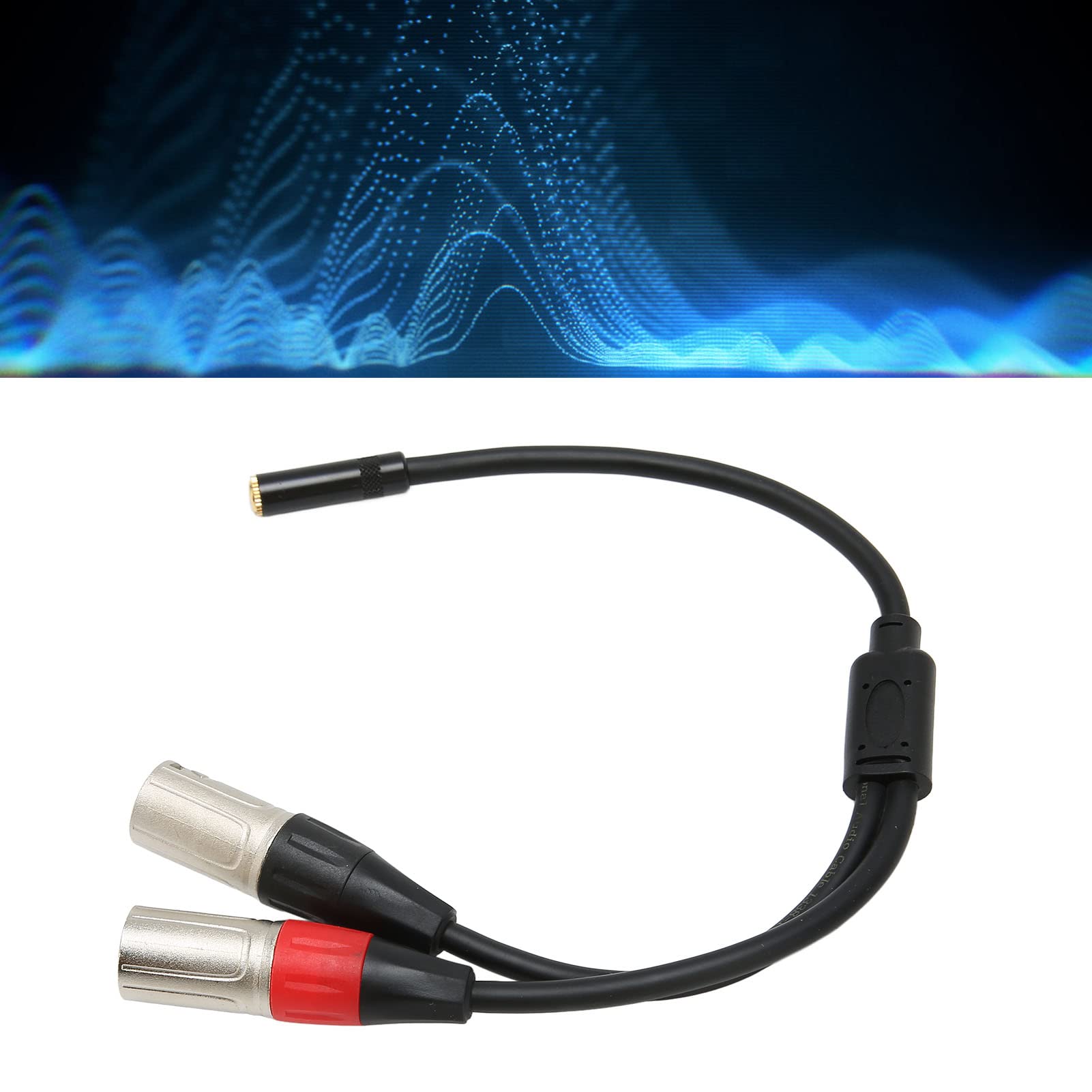Snapklik.com : 3.5mm 1/8 To XLR Microphone Cable, Balanced Double XLR ...
