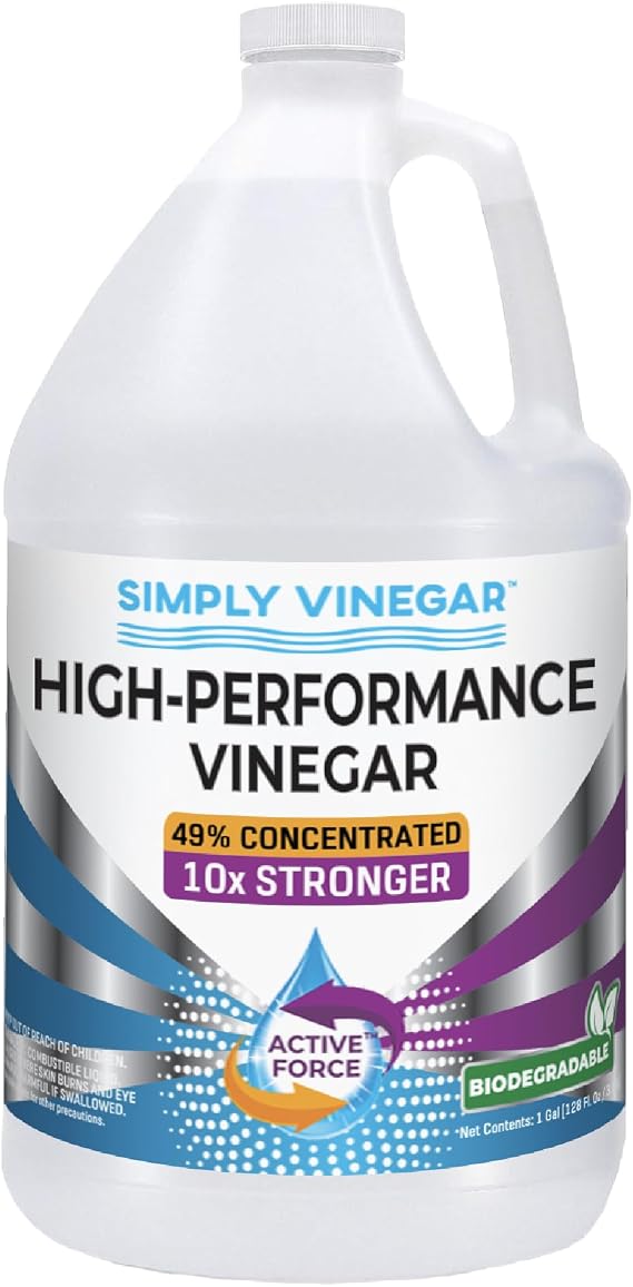 Amazon.com: Simply Vinegar Industrial Strength 49% Vinegar – High ...