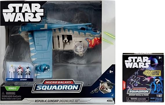 Amazon.com: STAR WARS Micro Galaxy Squadron Combo Pack Bundle with 1 ...